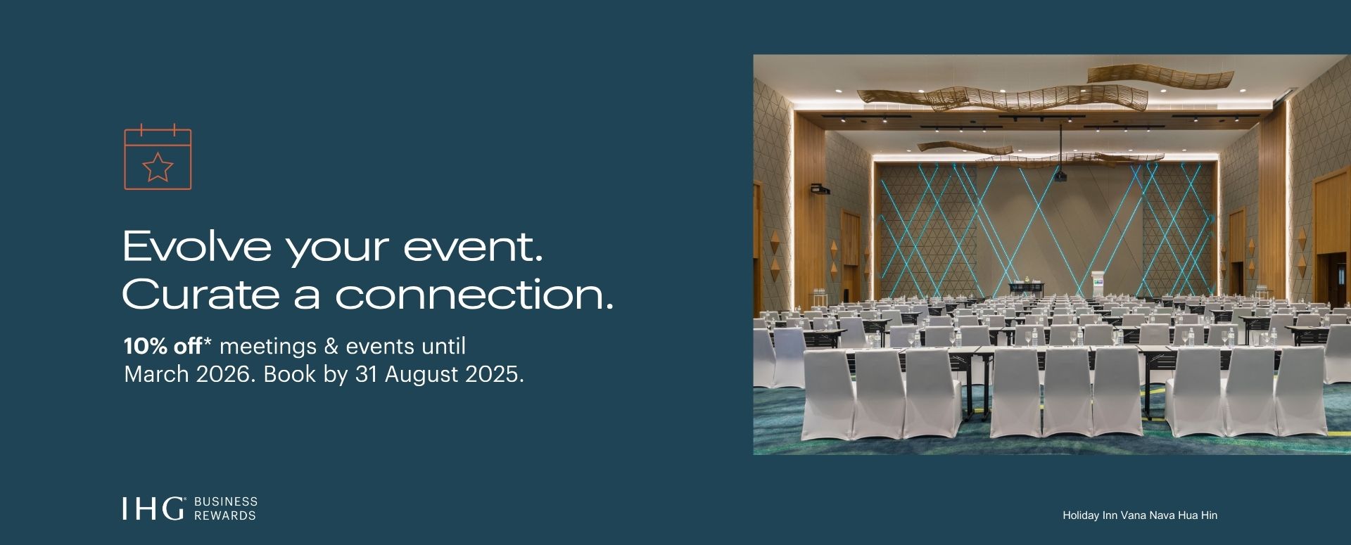 Evolve your Event - 10% off for your meeting + 3x points + elite nights ...