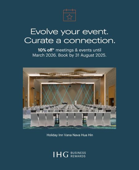 Evolve your Event - 10% off for your meeting + 3x points + elite nights ...